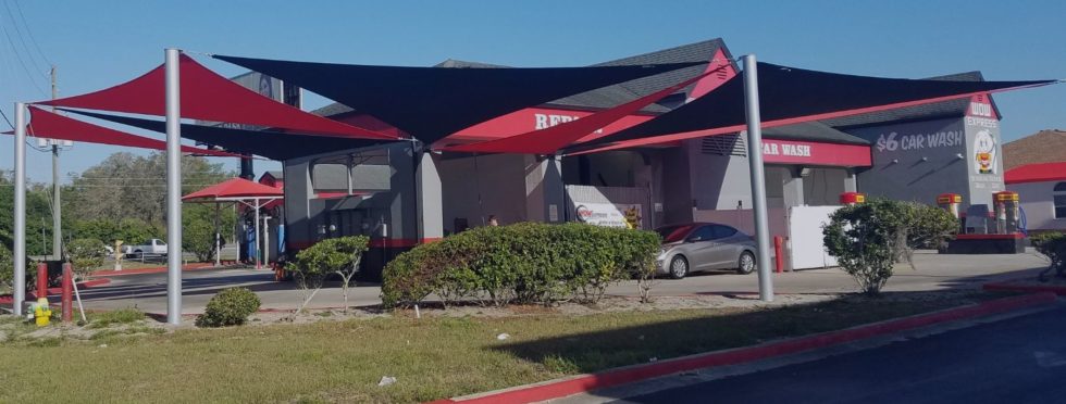 Structures for Car Wash Shades - Creative Shade Solutions