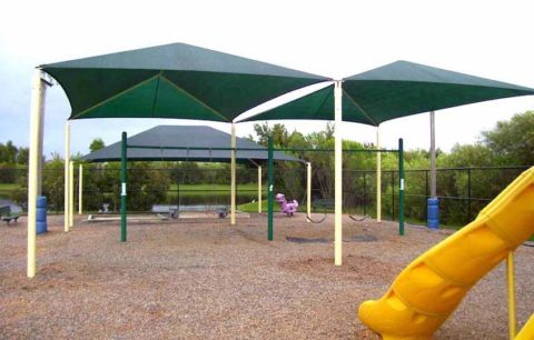 Commercial Fabric Shade Canopy - Creative Shade Solutions
