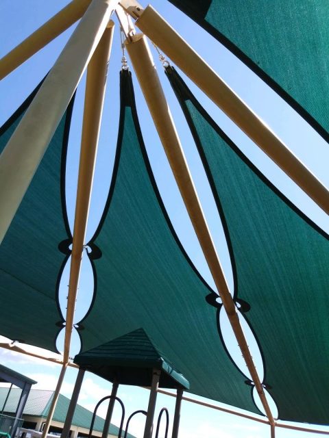 Interlocking or Overlapping Shade Sails - Creative Shade Solutions